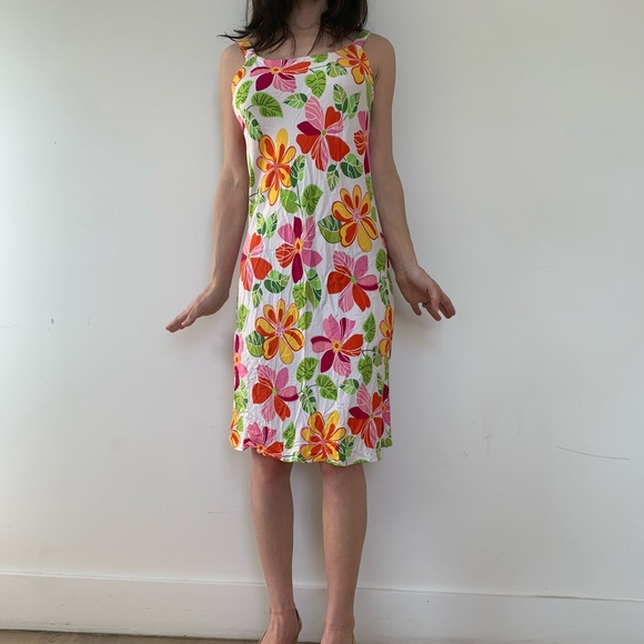 Jantzen | Dresses | Vintage Jantzen Floral Funky 7s Sundress Midi Dress ...